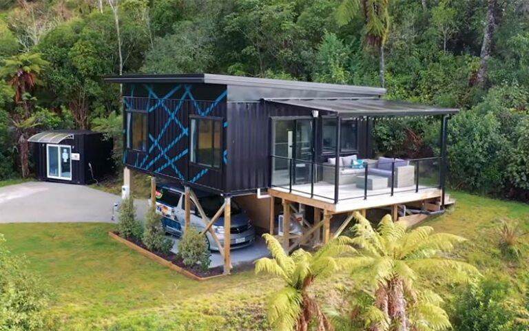Awesome Tiny House Built With 3 Shipping Containers - Tiny House Universe