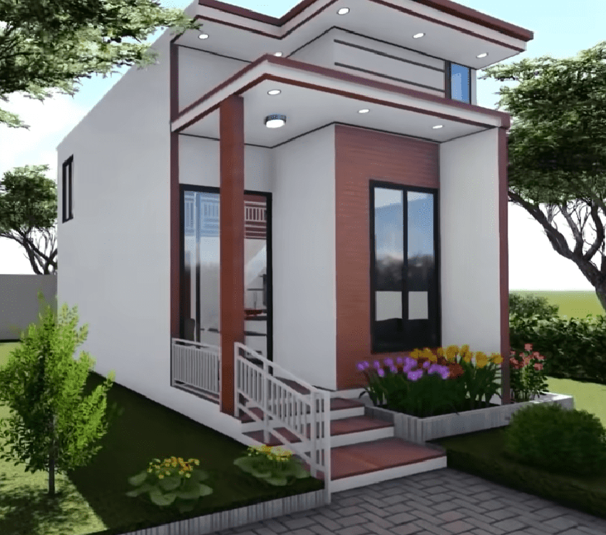 25 Square Meters Sweet Modern Tiny House - Tiny House Universe