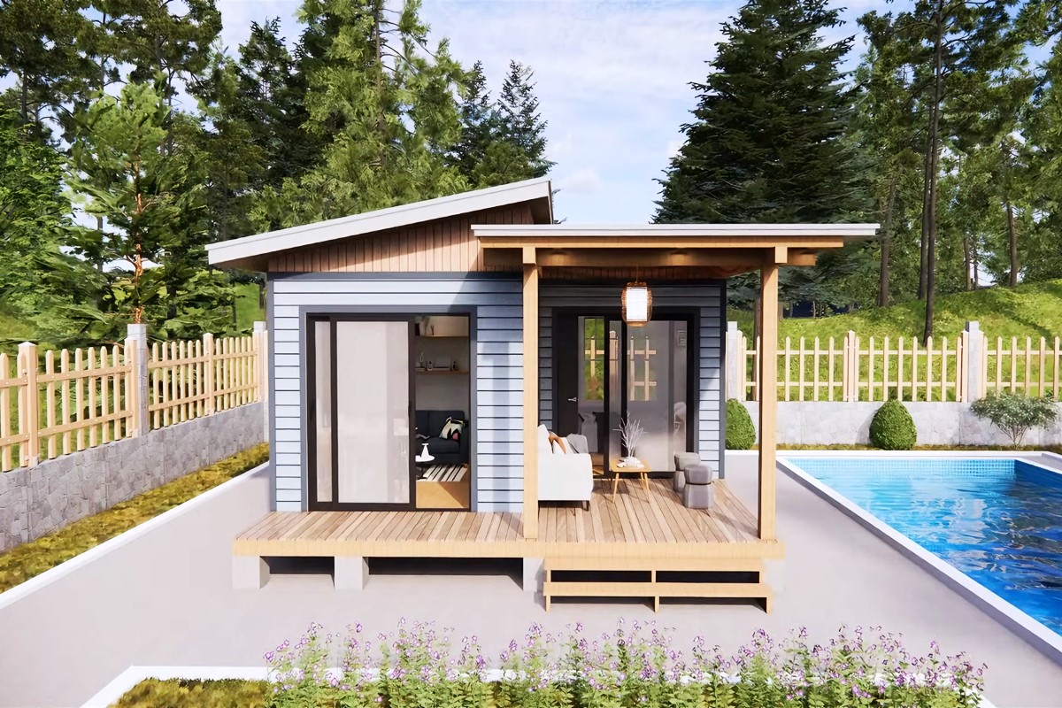 Tiny House Swimming Pool