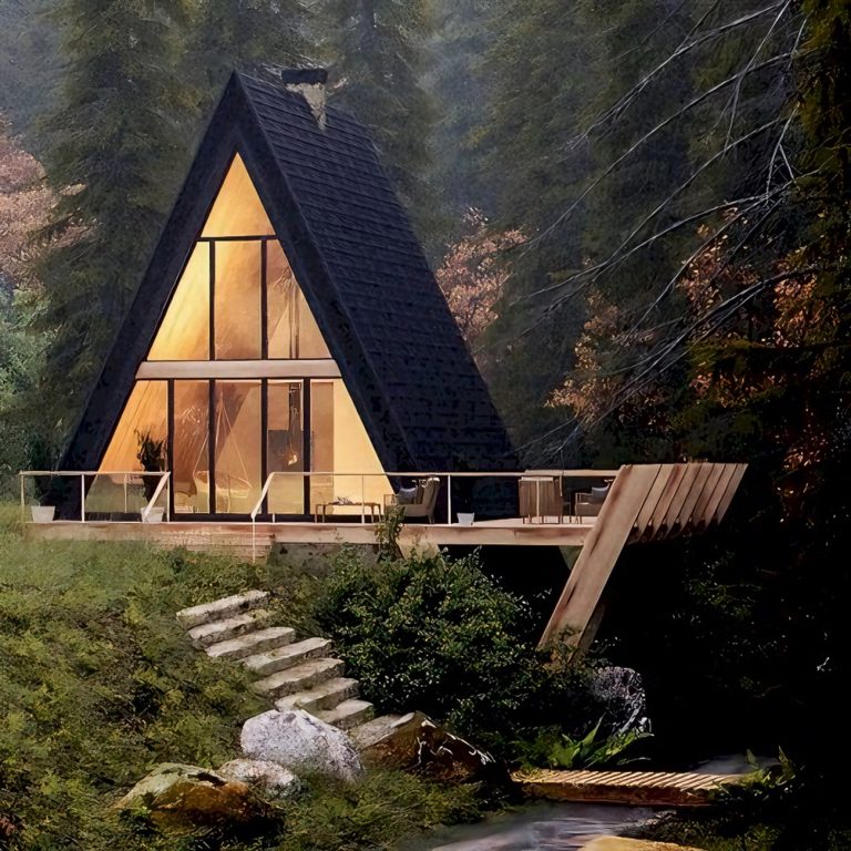A-Frame House Design Features Techniques Advantages - Tiny House Universe