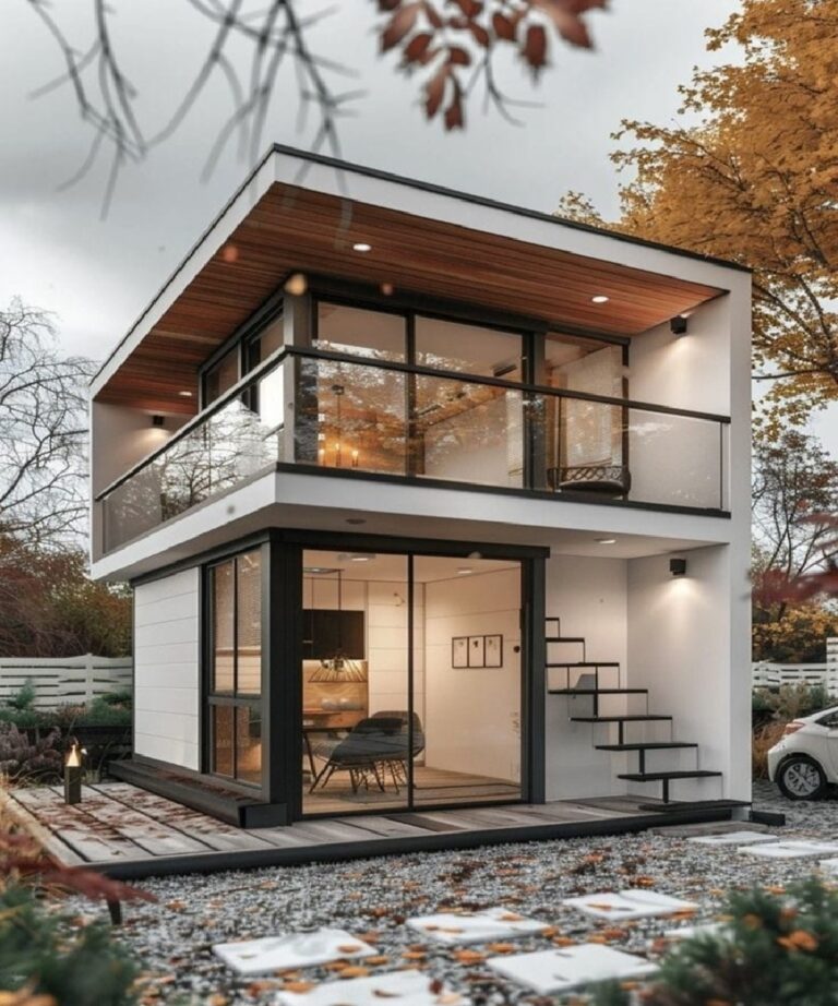 Private Duplex Prefabricated Small House Systems - Tiny House Universe