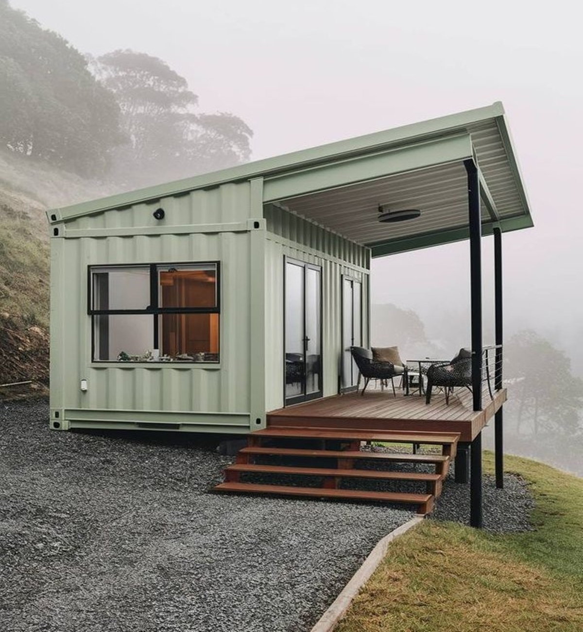 Build Low Cost Small Container House - Tiny House Universe