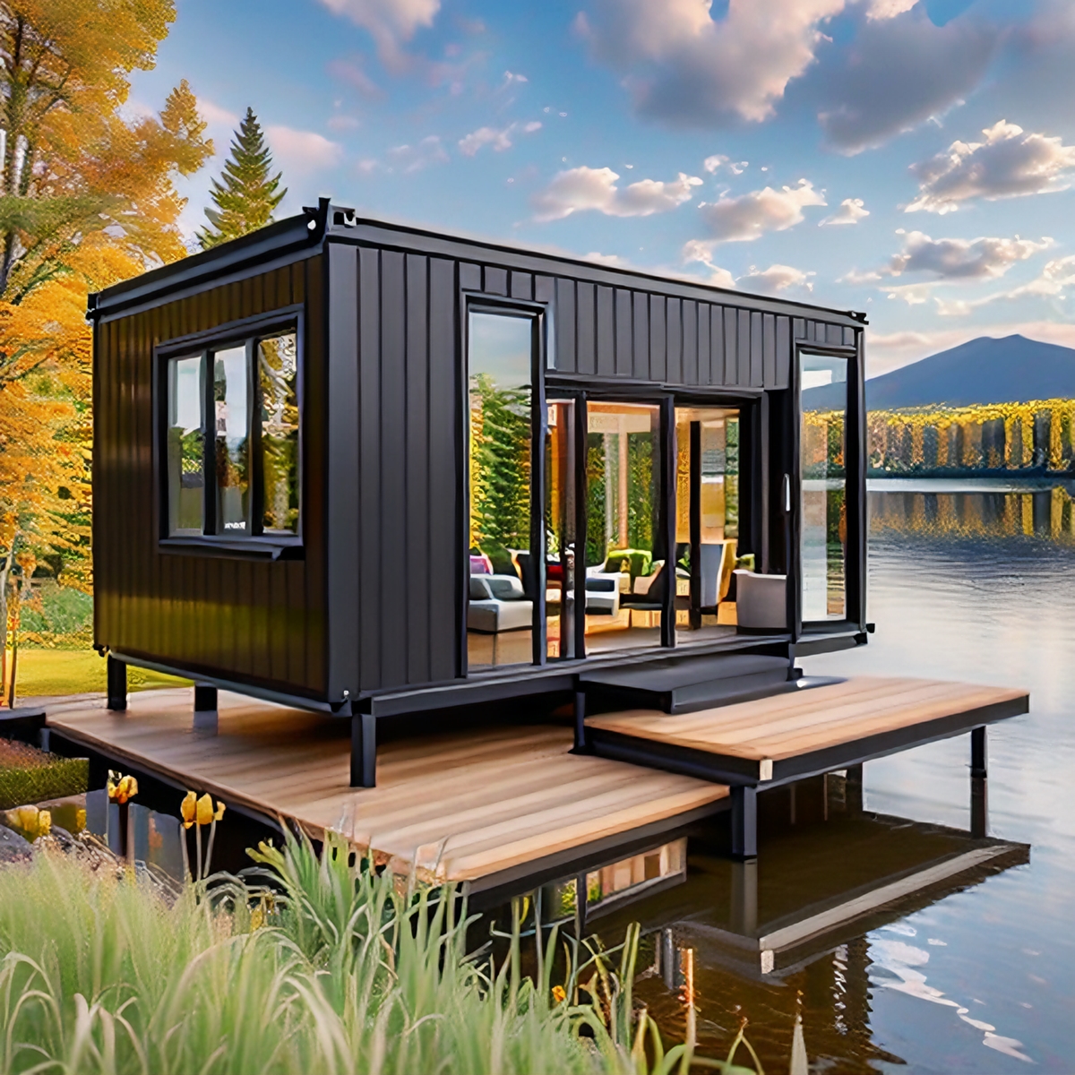 20HC Free Small Container House Design Ideas - Tiny House Universe