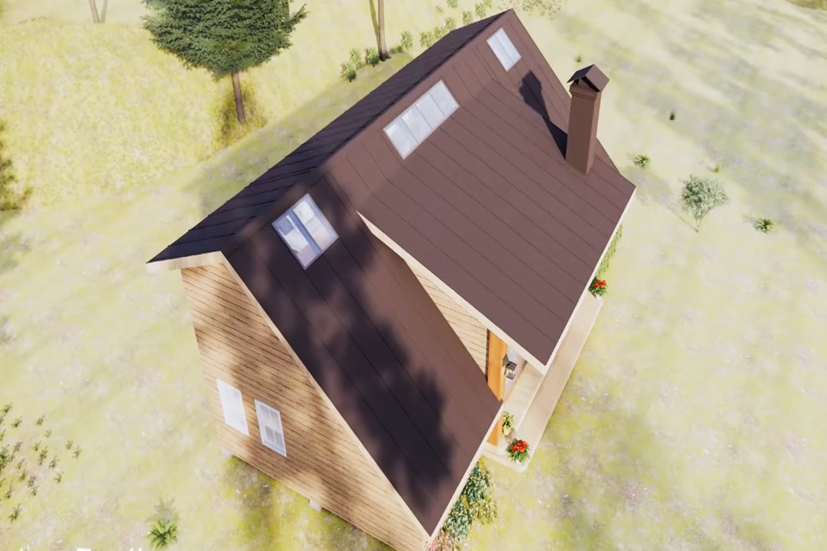 5x12m 3 Bedroom Loft Country House Example - Tiny House Universe