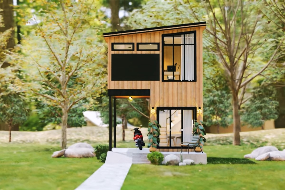 3x4.5 Meter Inspiring Small Hut Model - Tiny House Universe