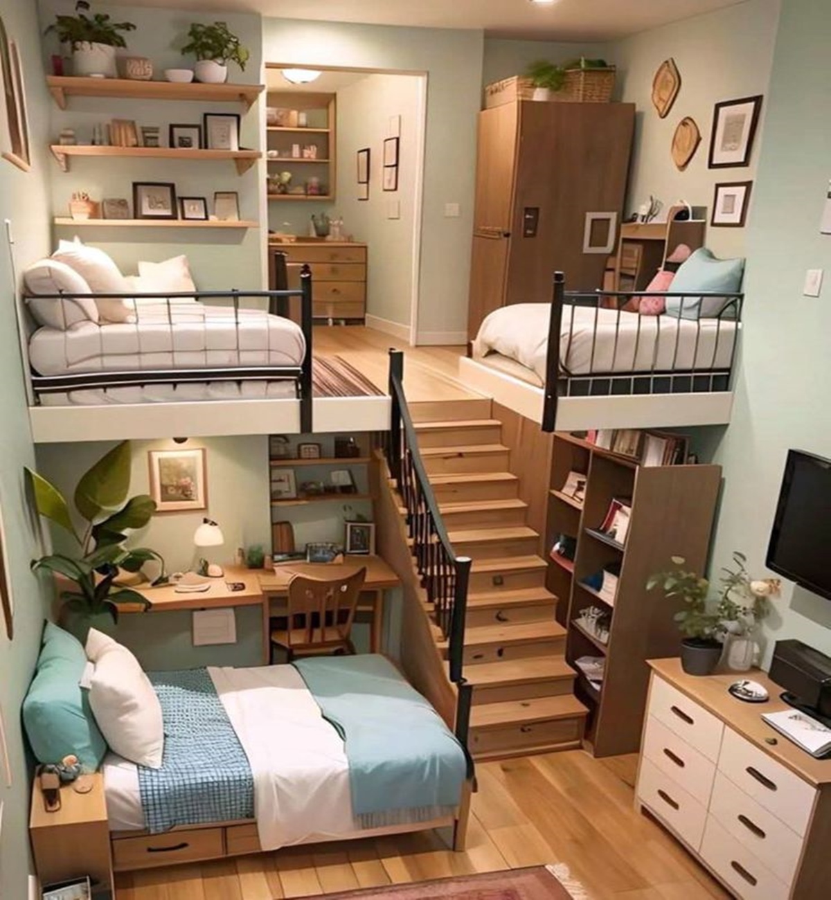 Practical 90m2 Small House Bedroom Ideas - Tiny House Universe