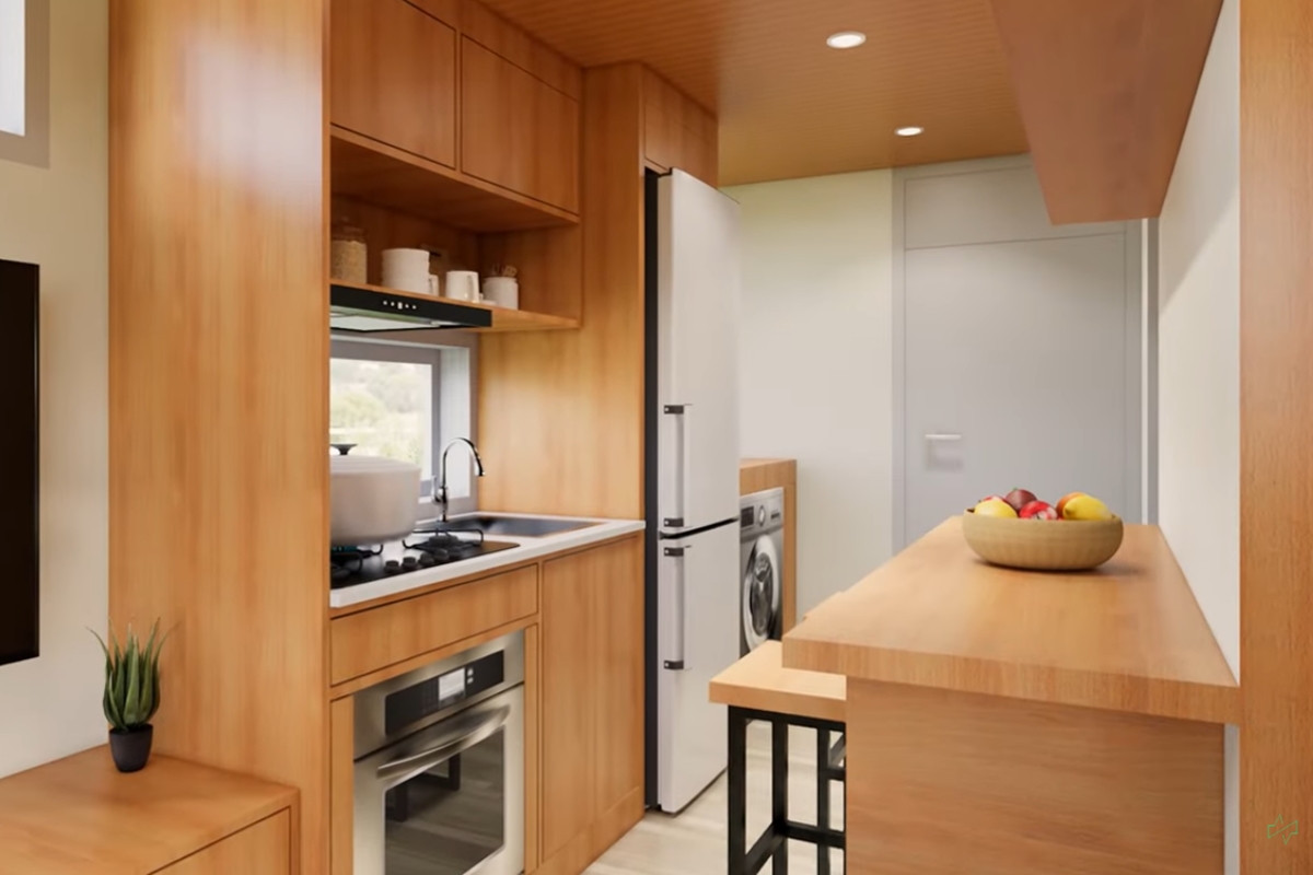 30m2 2 Storey Delightful Small House Model - Tiny House Universe