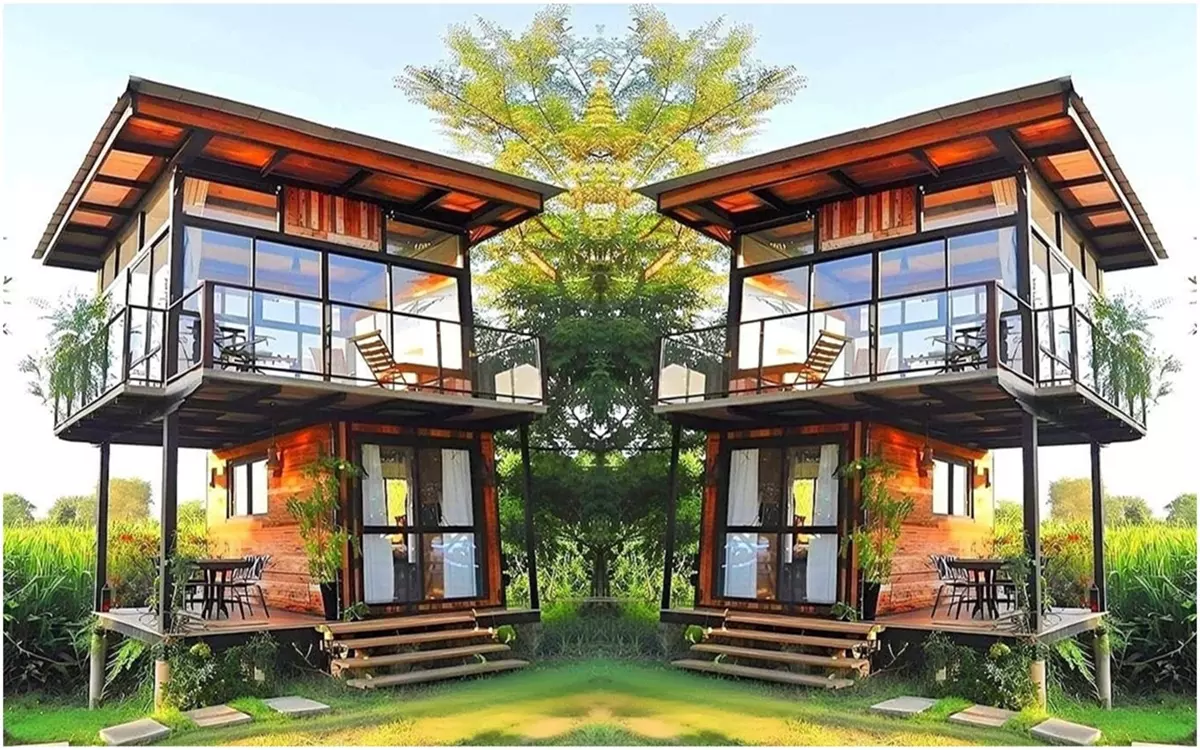 2 Storey Platform Rural House Design Ideas - Tiny House Universe